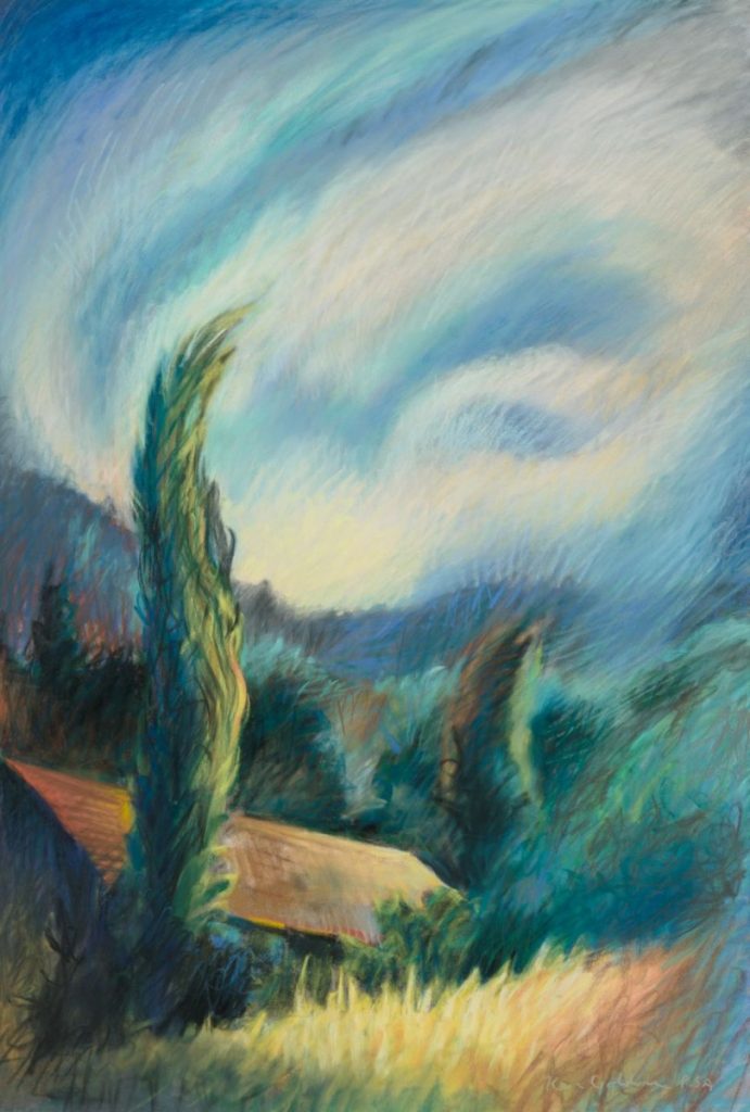 Ken Goldman: Swirling Cypress | Goldman Fine Art