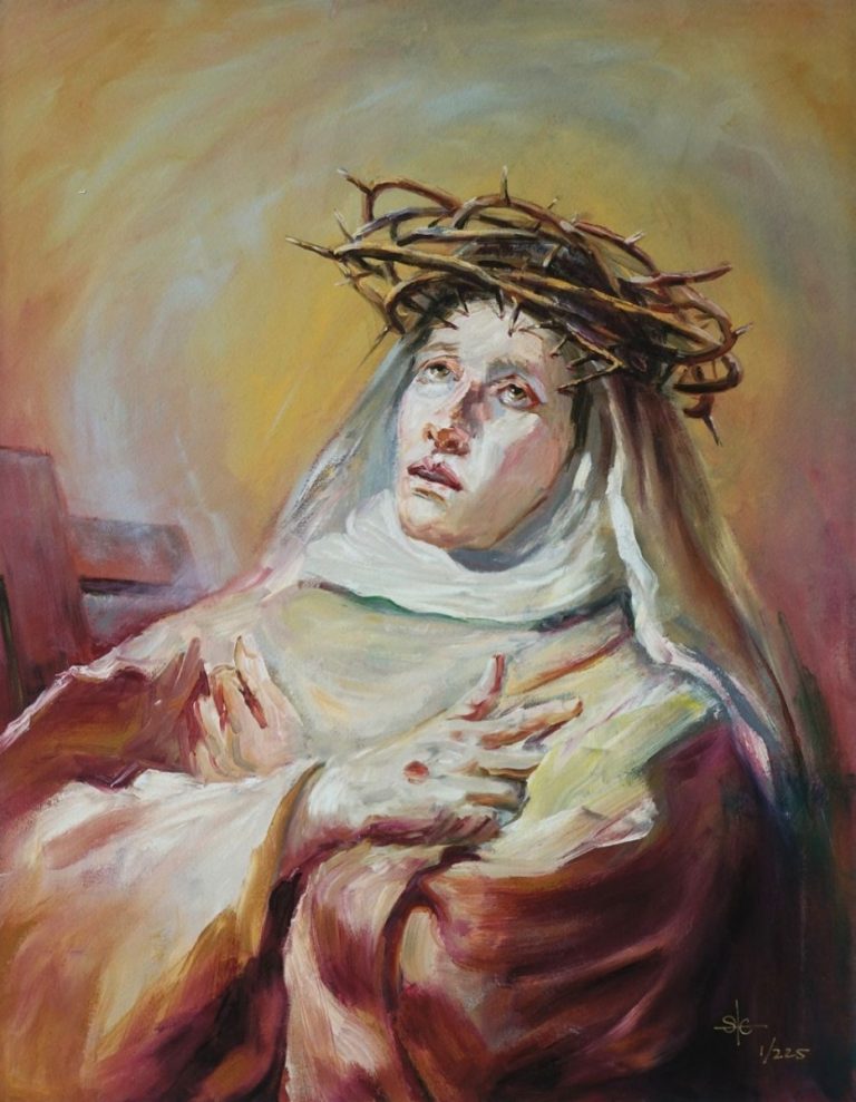 Stephanie Goldman: Saint Catherine of Siena after Tiepolo | Goldman ...
